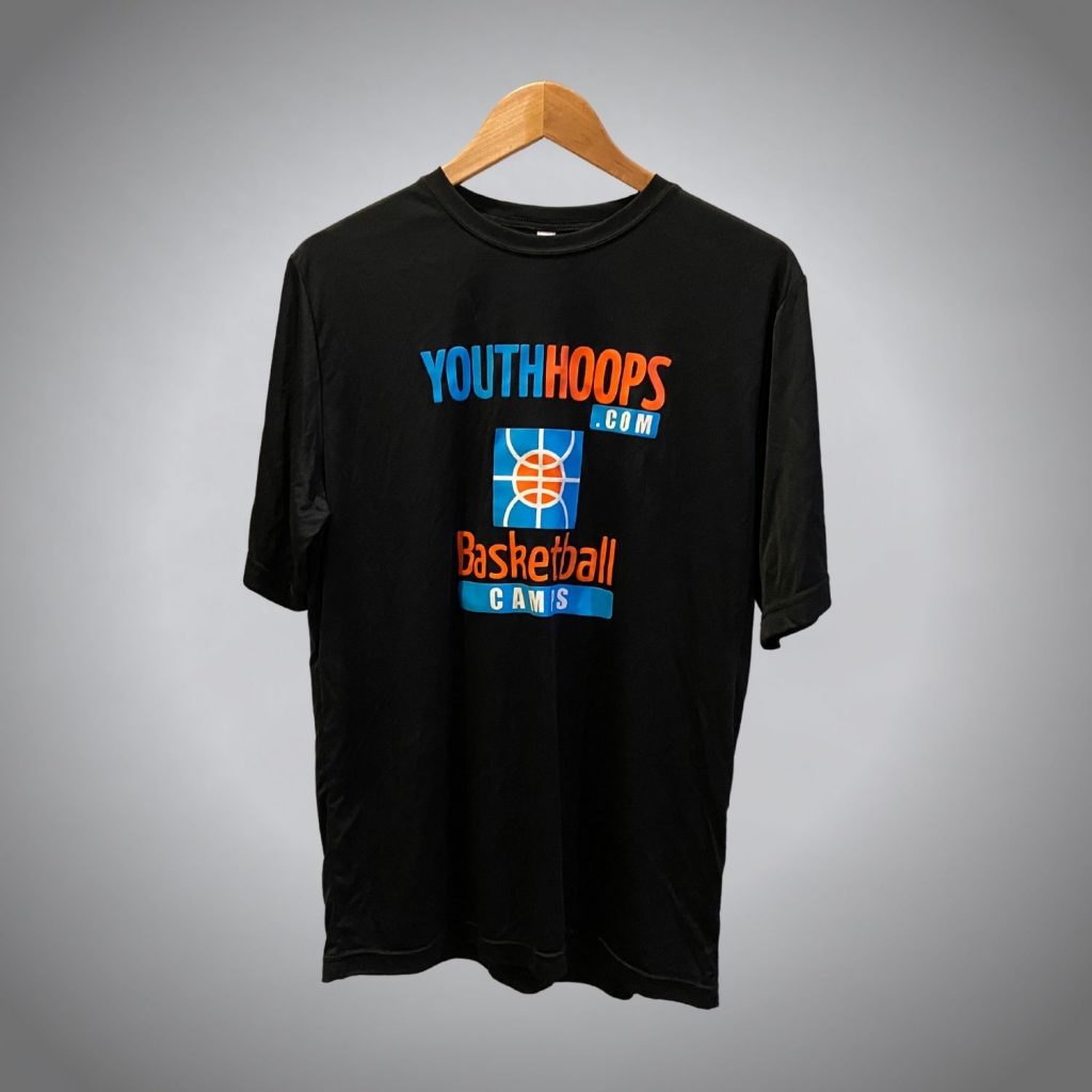 Youth Hoops Dry Fit Tee - Youth Hoops Basketball Camps